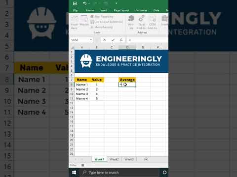Macros in Ms. Excel for Automation of Repetitive Tasks #engineeringly #shorts #excel #explore #macro