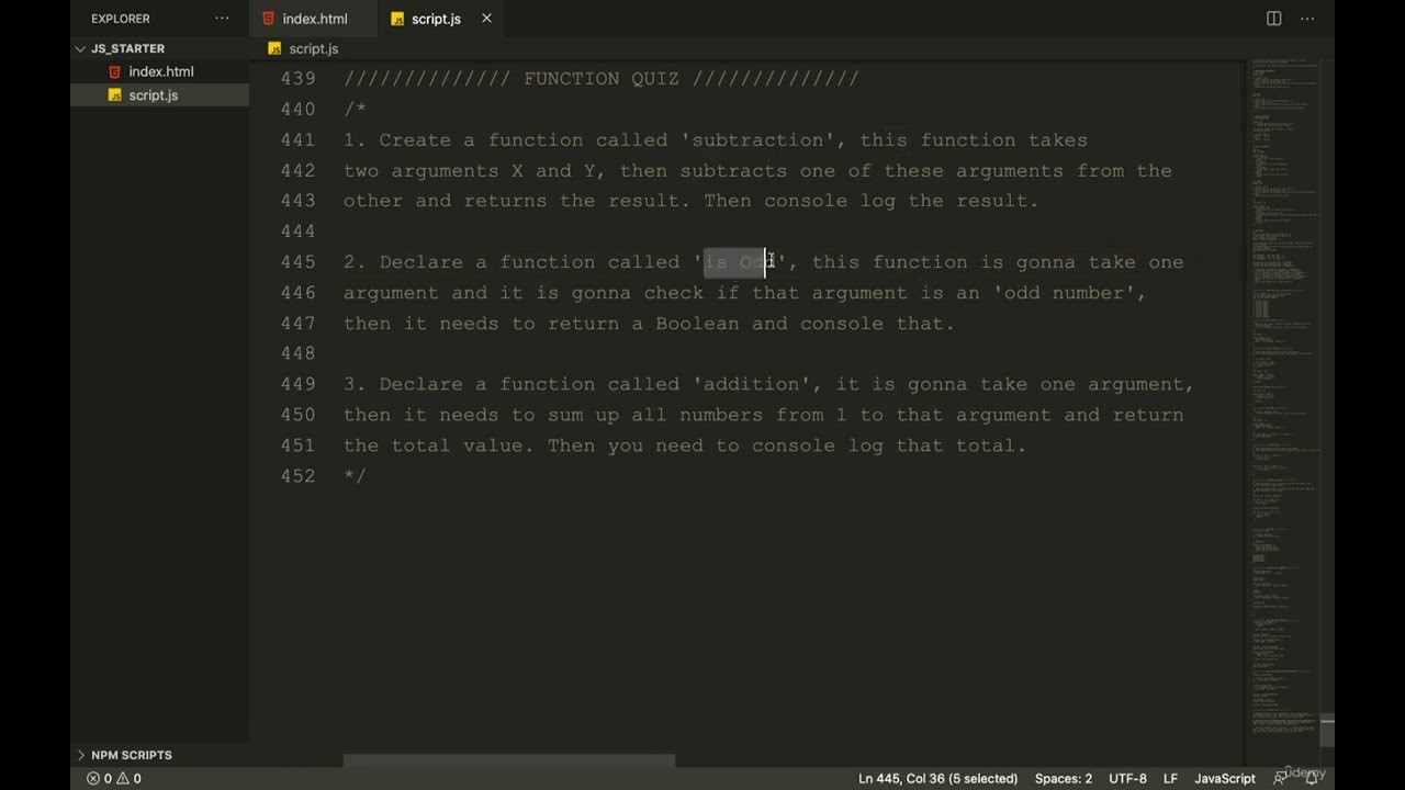 6  Javascript Function Quiz (FUNCTIONS IN JAVASCRIPT)