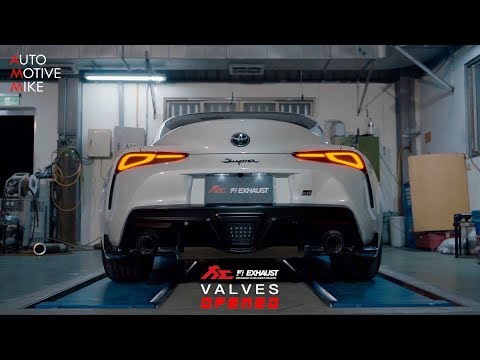 2020 Toyota Supra Aftermarket Fi Exhaust Engine Sound Video