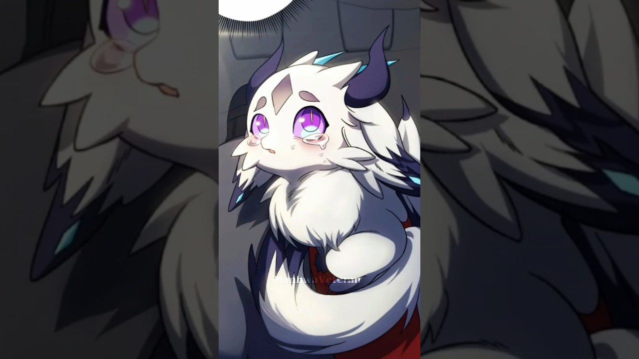 Cute dragon turns into loli 🔥❤️ #manhwa