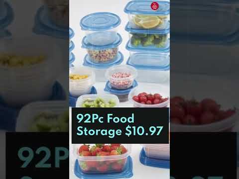 ✨Mainstays 92-Piece Food Storage Set ONLY $10.97 at Walmart✨
