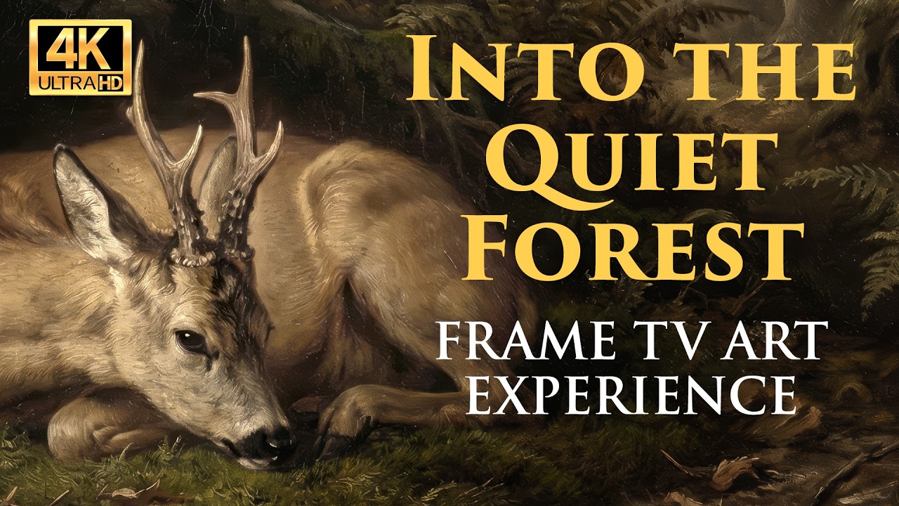 Into the Quiet Forest 🌿 Vintage Woodland Animal Paintings