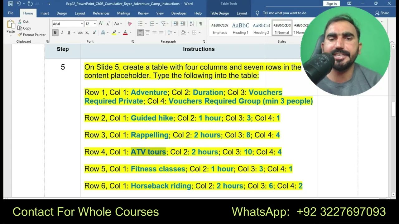 Exp25_PowerPoint_Ch03_Cumulative_Bryce_Adventure_Camp | Exp22 Ch03 | PPT | #Exp25_PowerPoint_Ch03