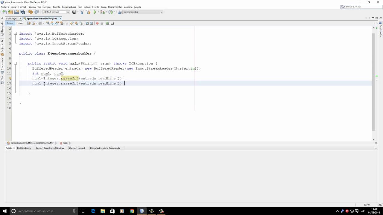 ejemplo BufferedReader Java