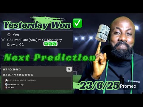 Win Football predictions today 23/6/25 | Soccer predictions today - Mula #footballpredictionstoday