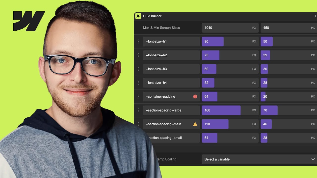 New Webflow App for Fluid Responsive