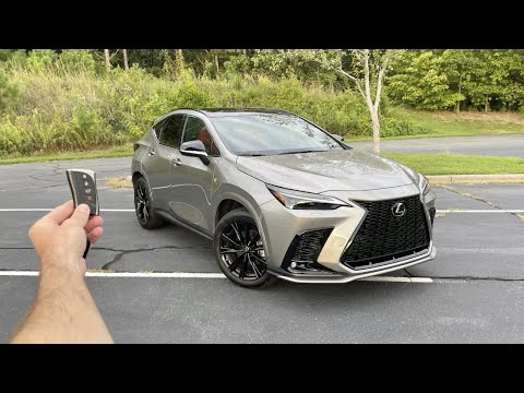 2023 Lexus NX350 F Sport Handling: Start Up, Test Drive, Walkaround, POV and Review