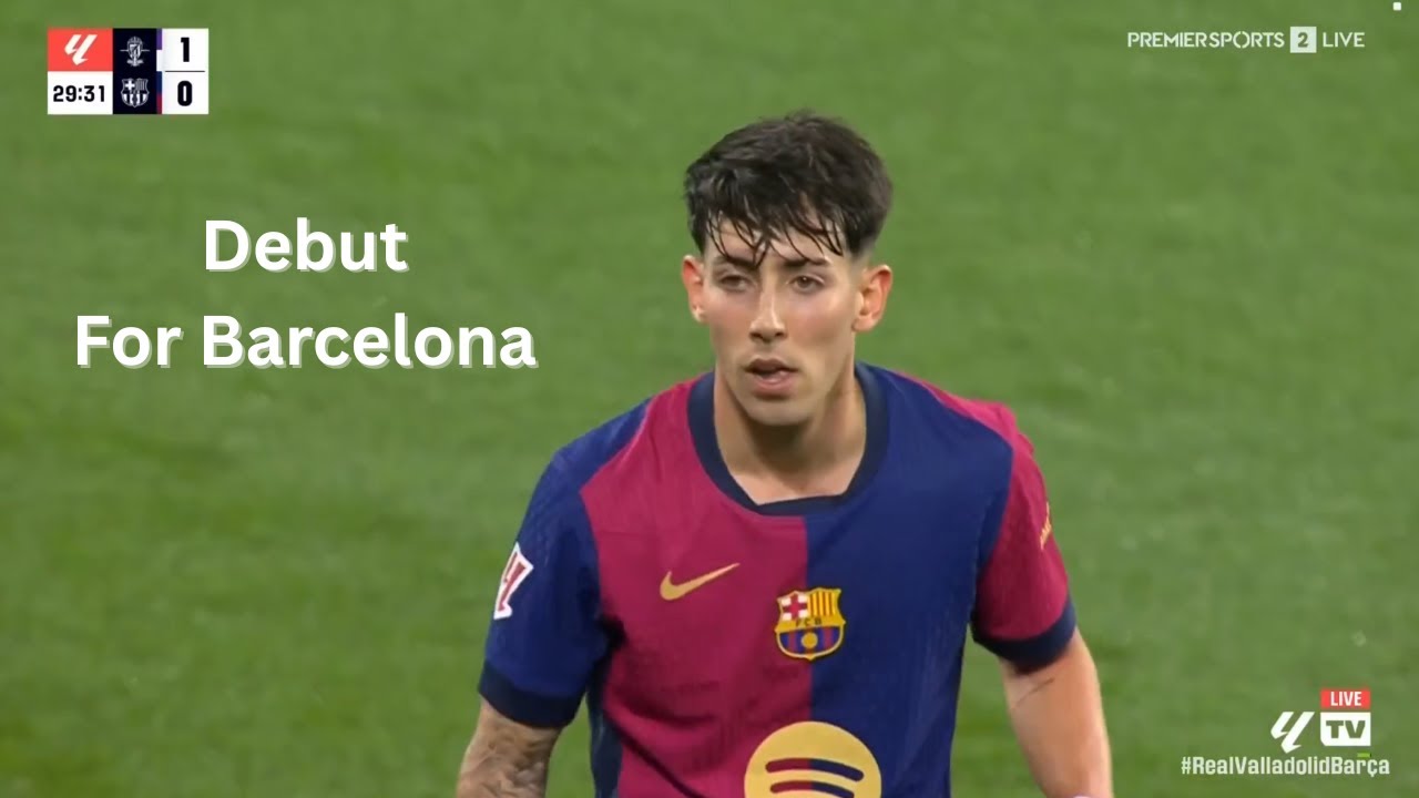 Dani Rodriguez  vs Valladolid || Debut For Barcelona