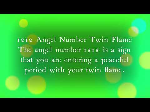 Twin flame angel number 1212 meaning...