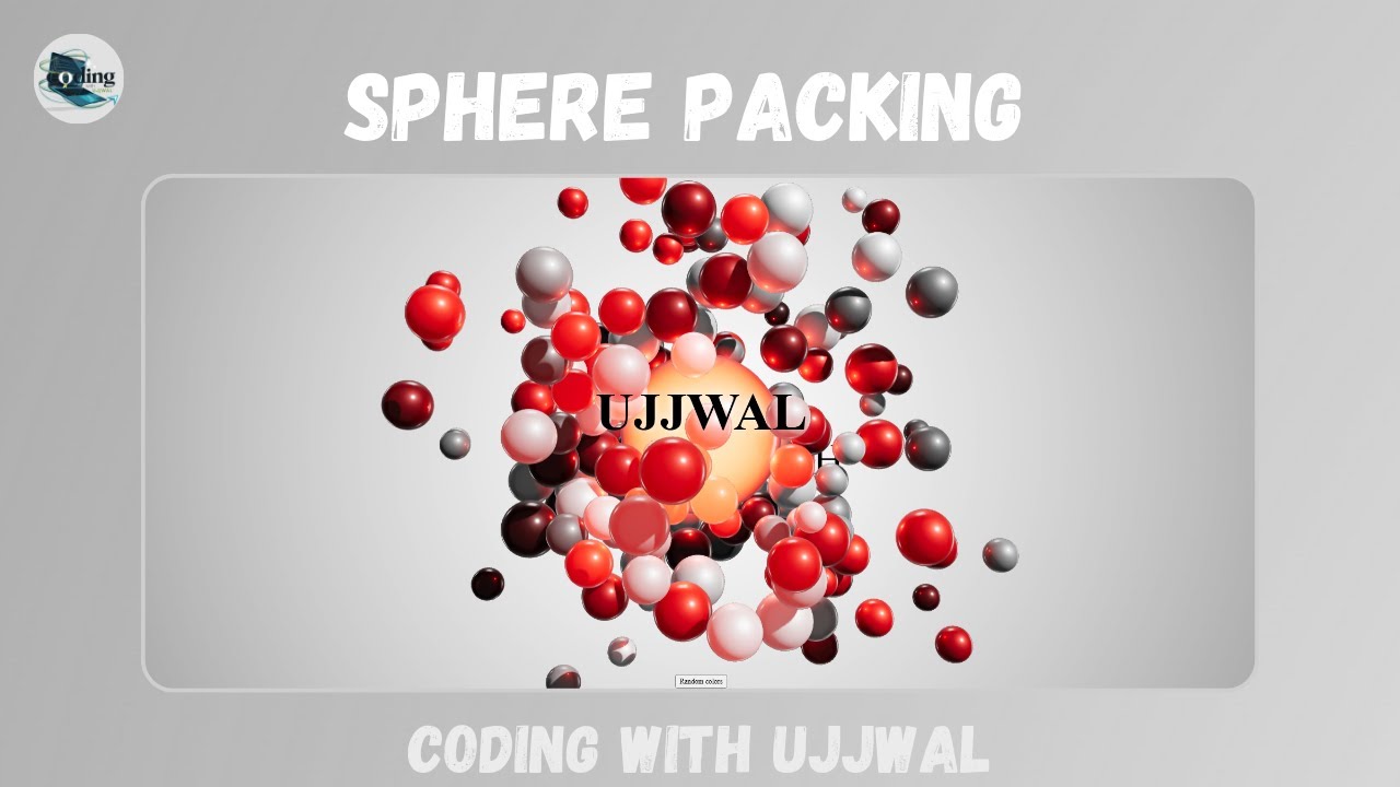 MIND BLOWING Html, Css & Javascript Sphere Packing Animations