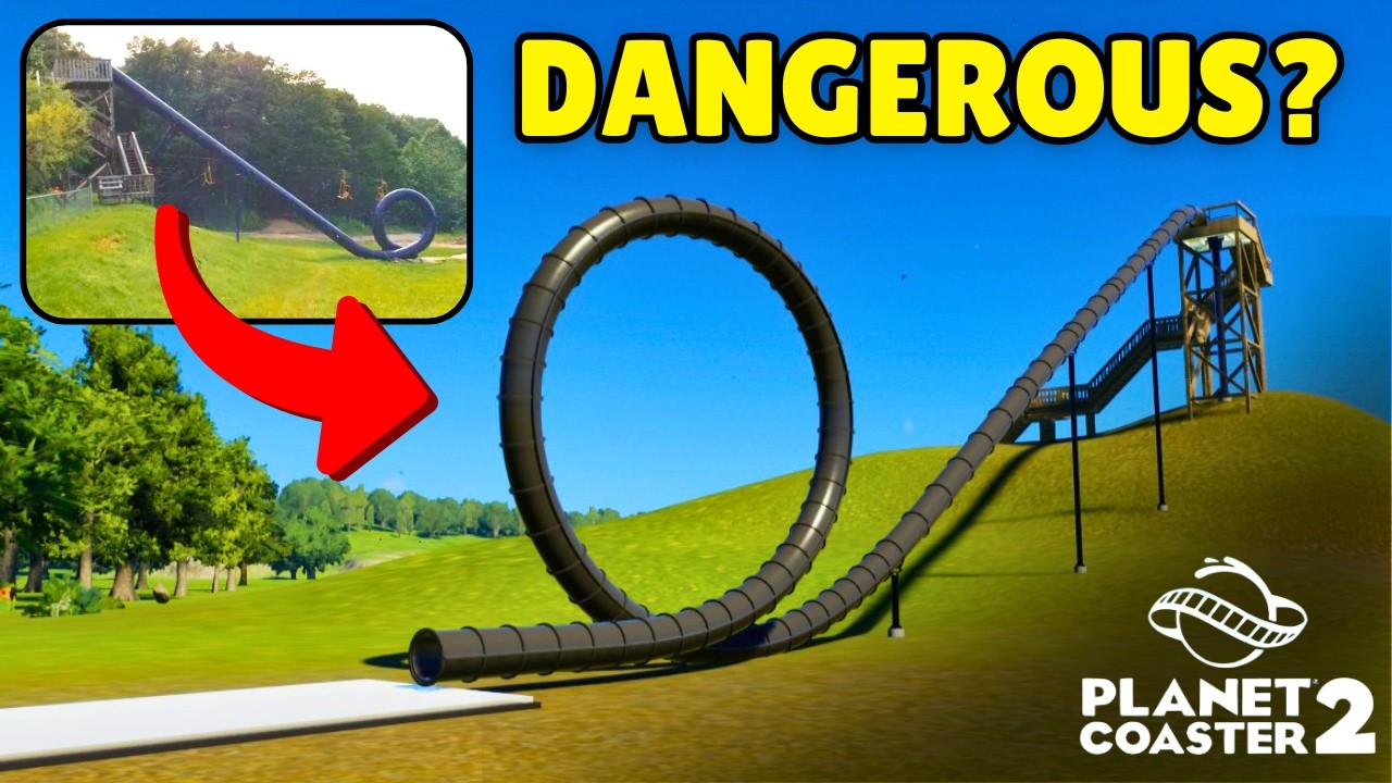 Recreating DANGEROUS Amusement Park Rides in Planet Coaster 2