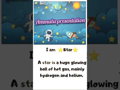 Star ๐||star โจ definition|| #star #ytshorts #ammulupresentation