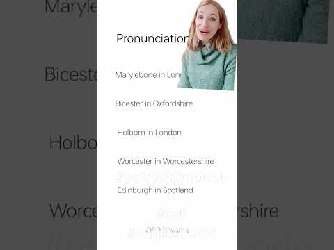 Pronunciation of difficult words in English.
