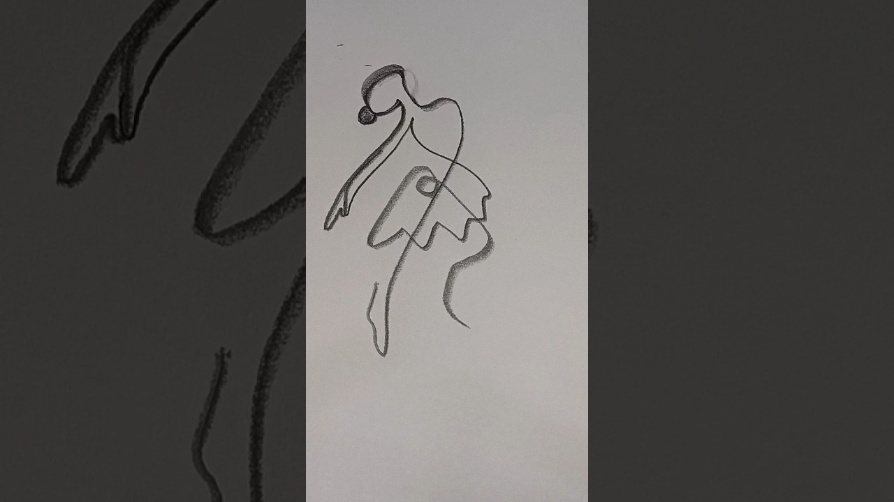 Woman Sketch ballerina Vector #Rinaalim