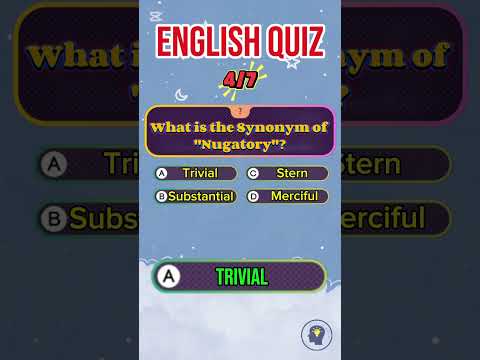 Think Fast! English Synonym Test for Sharp Minds! #english #synonyms #quiz #shorts #shortenglish
