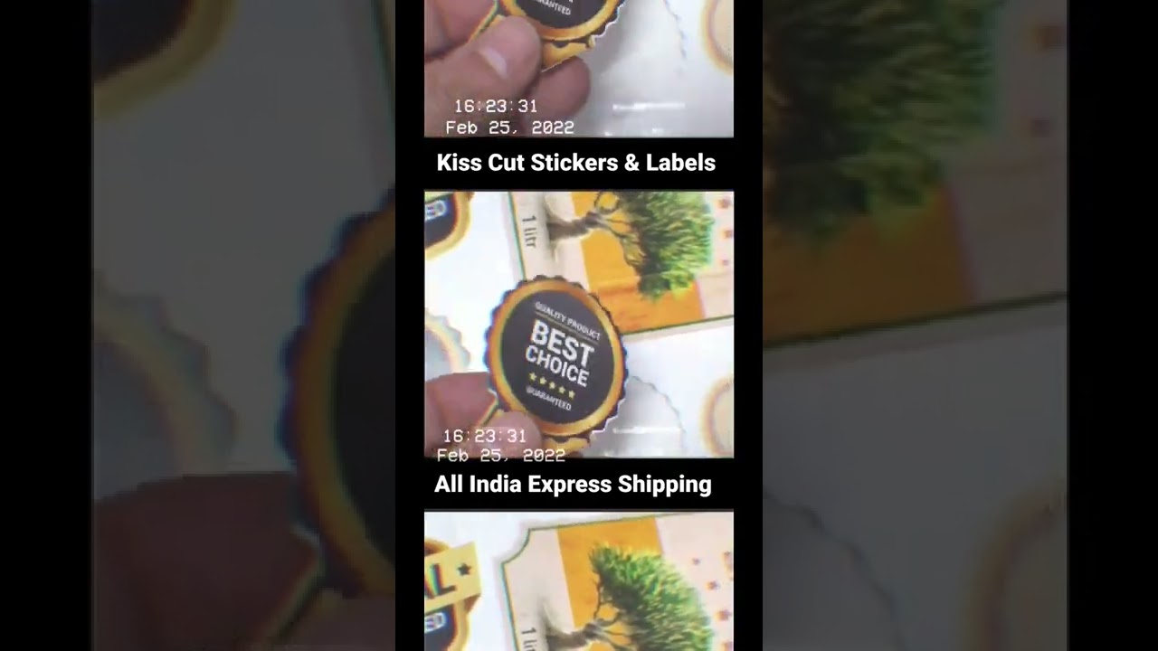 kiss Cut Stickers & Labels