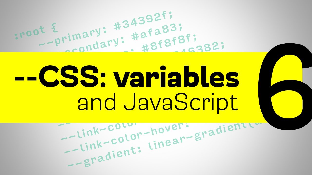 CSS Variables - manipulating them with JavaScript