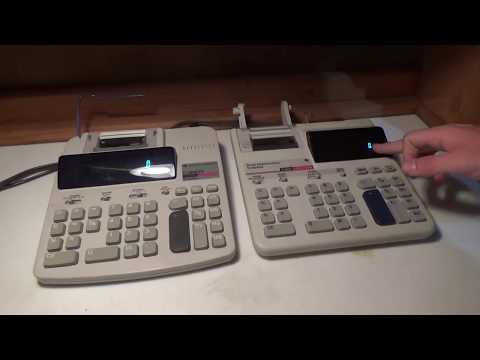 Comparing and Contrasting the Texas Instruments TI-5045SV and the TI-5045II Printing Calculators!