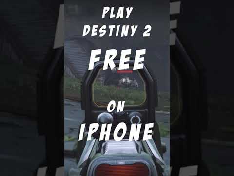 Play DESTINY 2 on iPHONE for FREE! #shorts #destiny2
