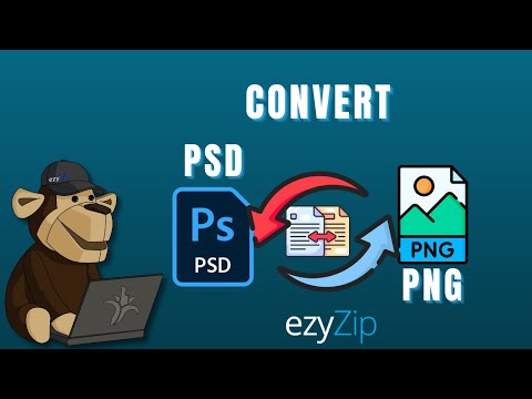 🎨 How to Convert PSD to PNG Online Free | No Photoshop Required!