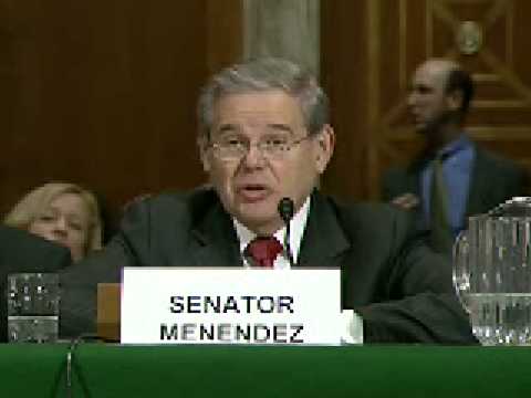 Menendez on Lisa Jackson confirmation as EPA Administrator