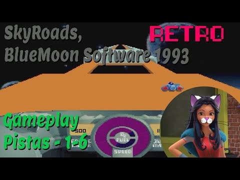 Steam Community :: Video :: Asmie La Chica Gato: SkyRoads, BlueMoon Software 1993