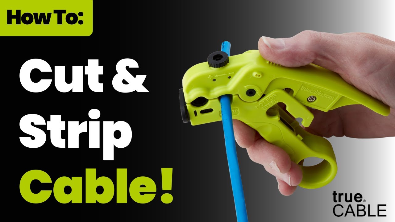 How To: Use a Cable Cutting & Stripping Tool