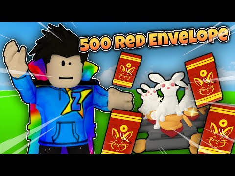 Unbelievable! What Happened When I Opened 500+ Red Envelopes On Roblox Islands