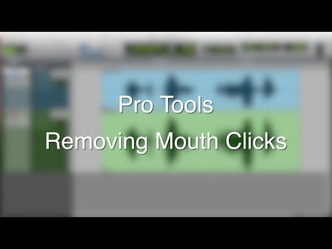 Pro Tools - Removing Mouth Clicks with the Pencil Tool