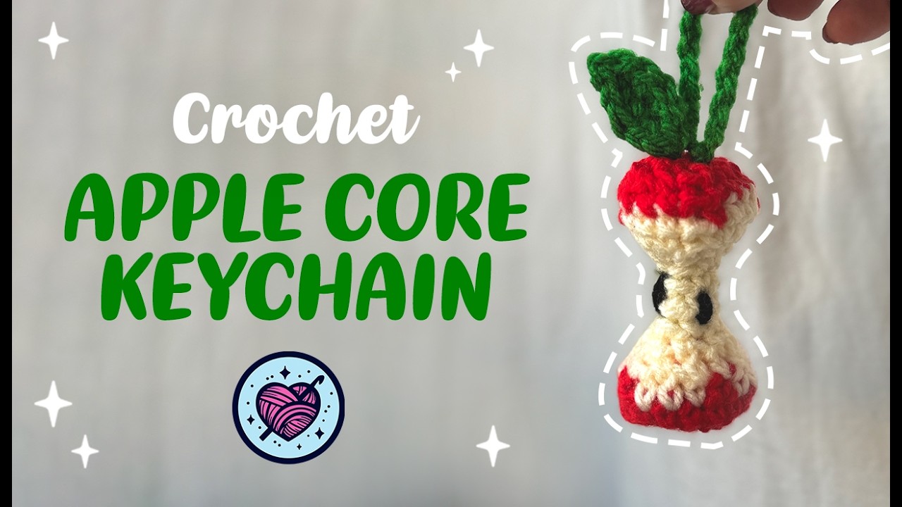 How to Crochet an Apple Core | Easy & Fun Crochet Tutorial 🍏✨ | Lala Crochet Boutique