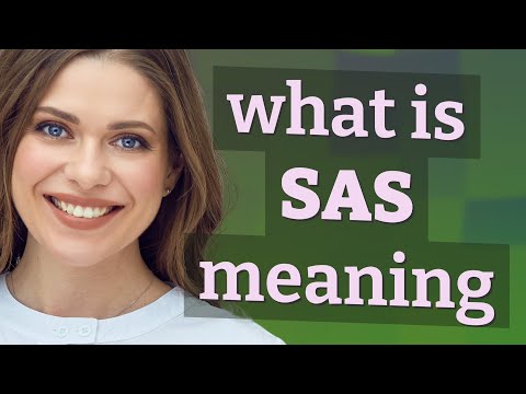Sas | meaning of Sas