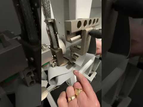How to make tube with Pfaff 8320 hot wedge welding machine
