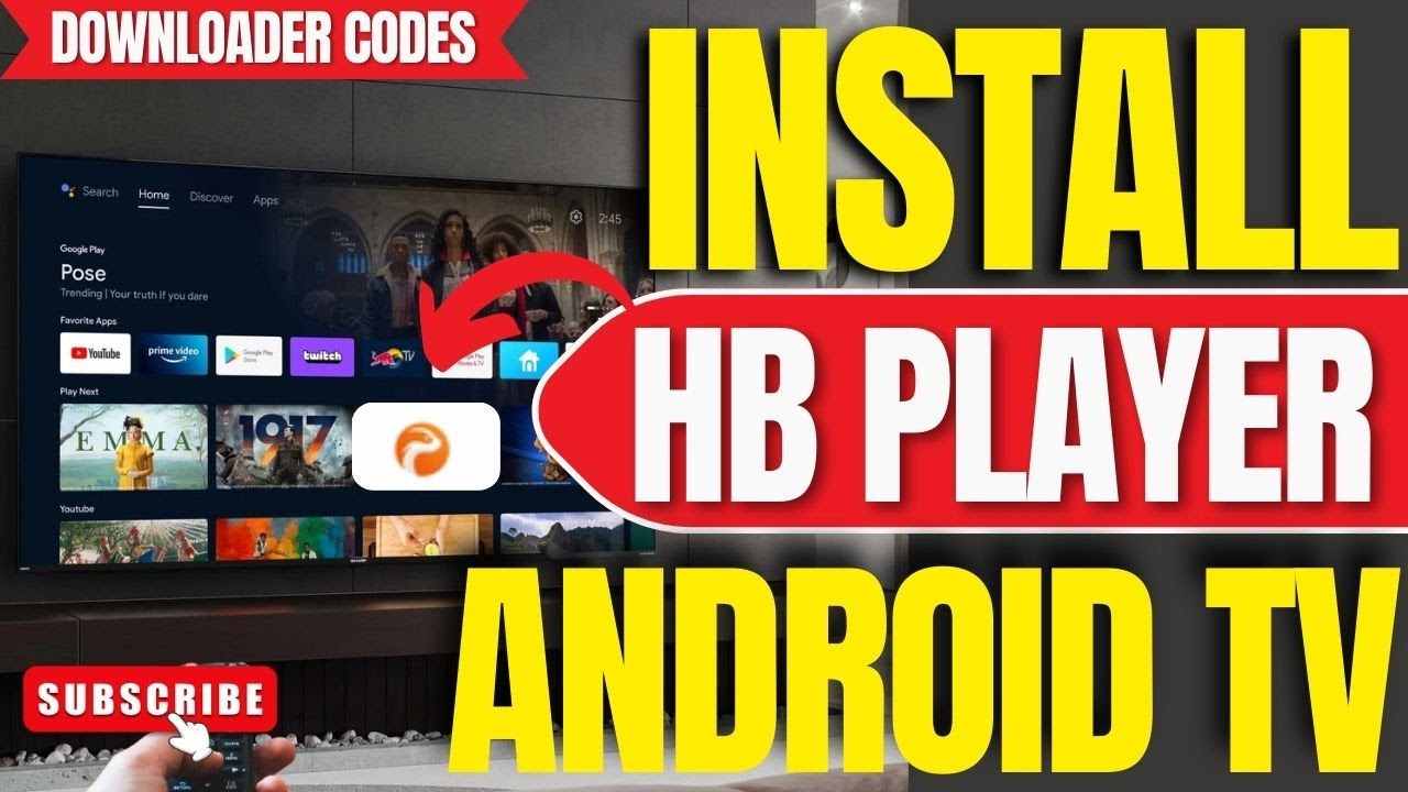 ✅How To Install HB Player App on ANY Android TV, TV Box or Google TV (Downloader Code 2025)