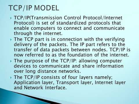 NETWORKING MODELS