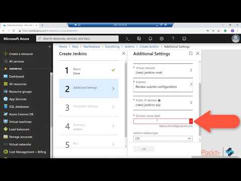 Learn Cloud Native Development Azure Java Create Jenkins Master Azure Ubuntu | packtpub com6 ...