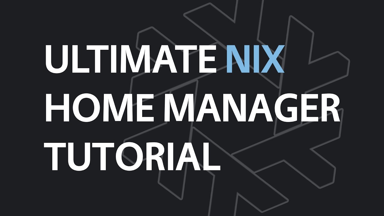 Getting Started with Nix Home Manager - Links - NixOS Discourse Getting Started with Nix Home Manager - Links - NixOS Discourse