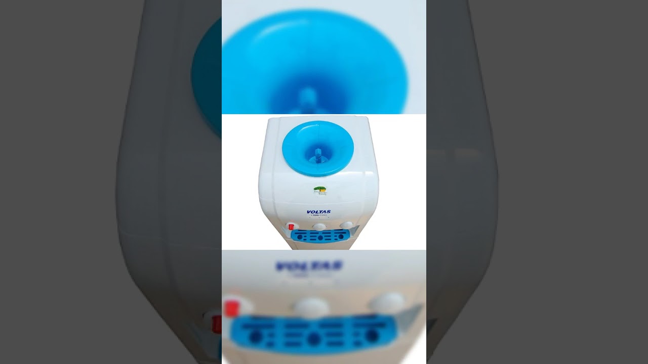 Voltas Mini Magic Pure-R Water Dispenser with Refrigerator – 3 Tap Hot, Cold & Normal, SS Tank, L...