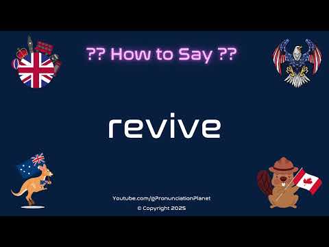 🌱✨ How to Pronounce revive? (CORRECTLY) | Pronunciation Planet