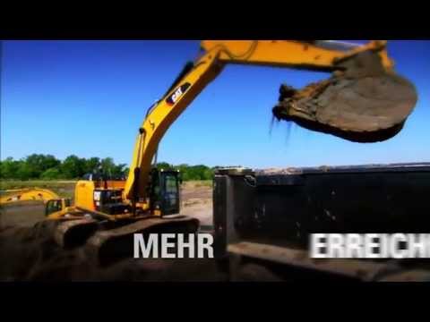 Cat® E-Series Excavator - Unstoppable Production (German subtitles)