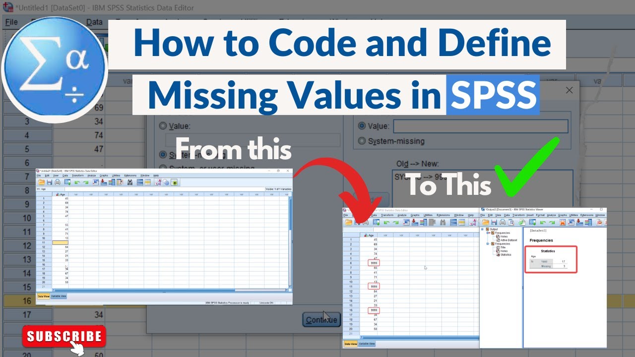 How to Code and Define Missing Values in SPSS