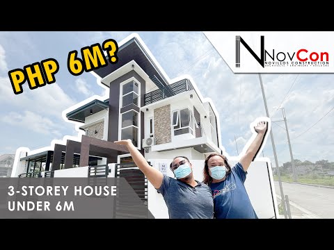 House Tour 6: 3-storey Residential with Roof Deck Under 6M PHP