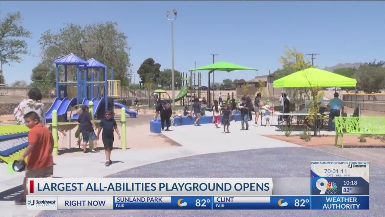 El Paso's largest all-abilities playground opens