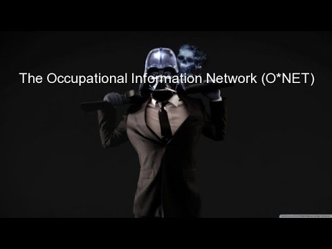 The Occupational Information Network (O*NET)