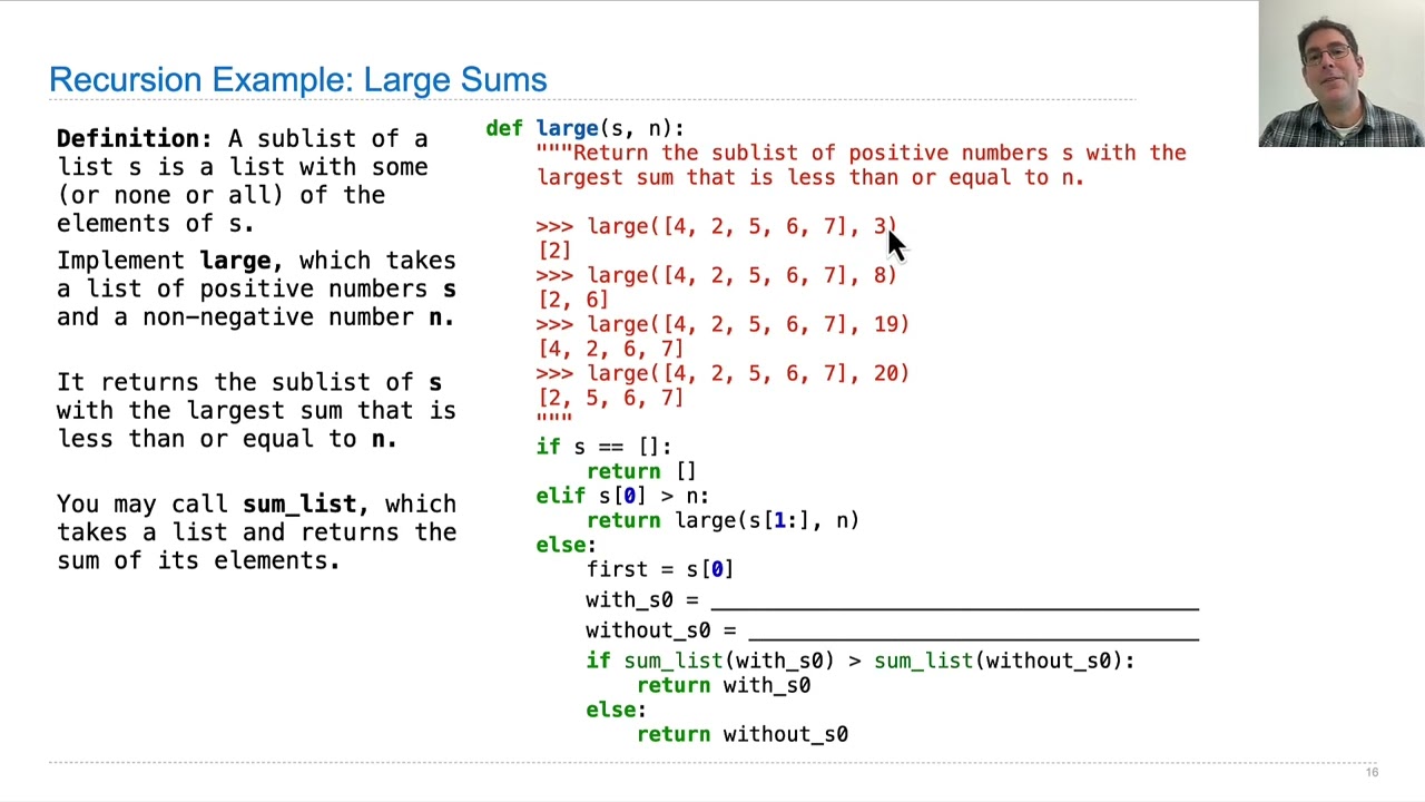Lists, Slices, & Recursion
