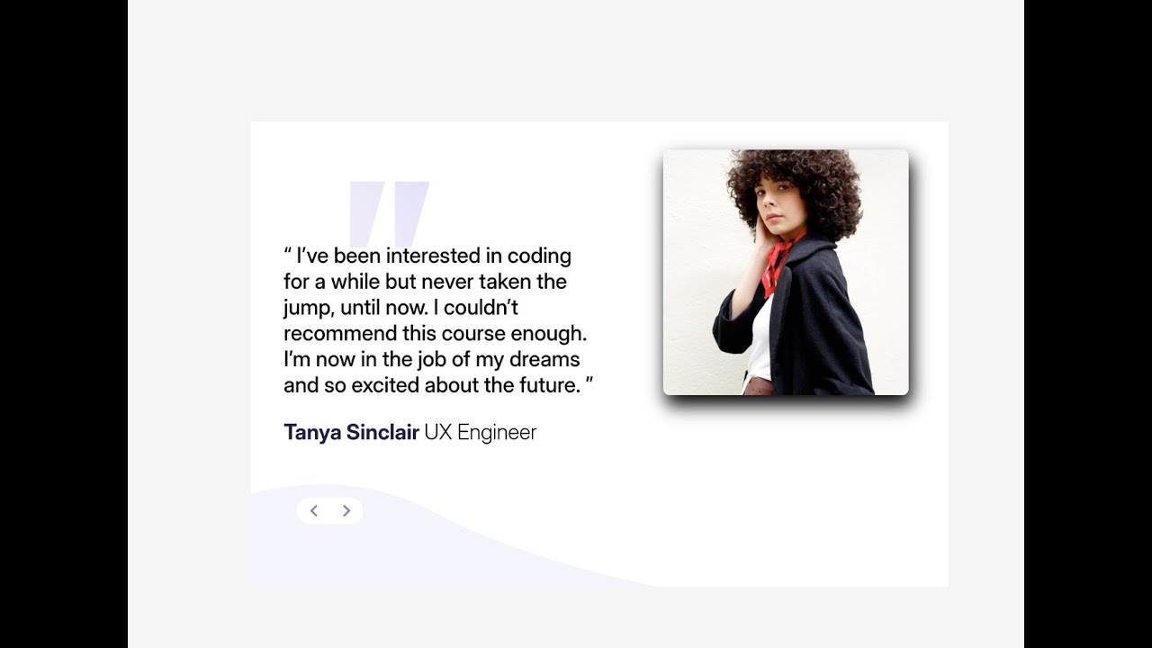 2025 Frontend mentor Coding bootcamp testimonials slider solution using web components