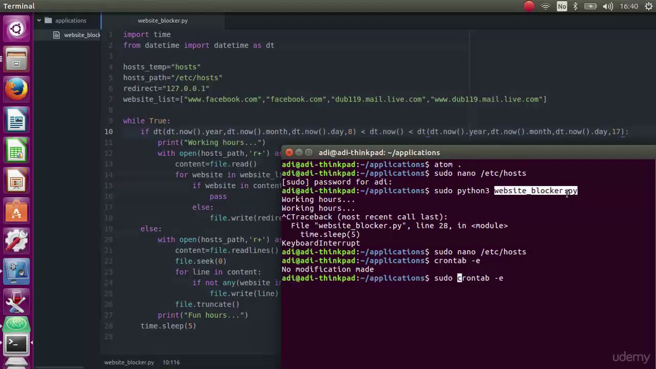 Lecture 8: Scheduling a Python Program for Automatic Execution on Mac and Linux