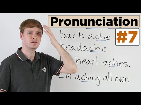 ACHE | stomach ache, headache, heartache | Learn English Pronunciation