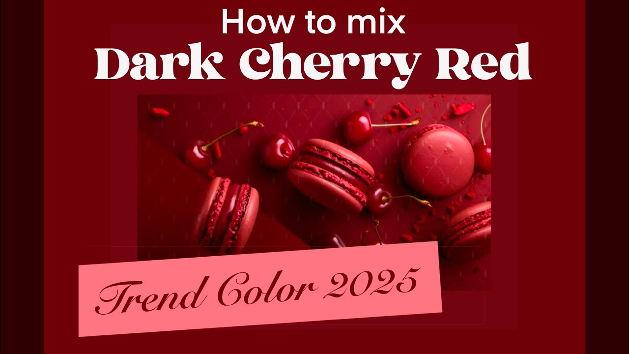 How to Mix: Cherry Red Color | Bold & Trendy Combinations for 2025 Designs