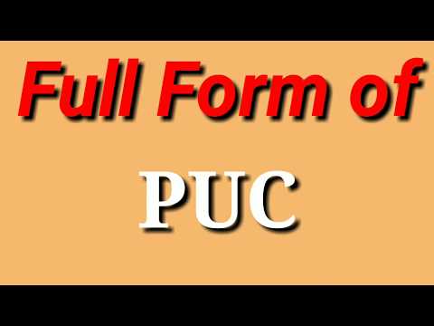 Full form of PUC