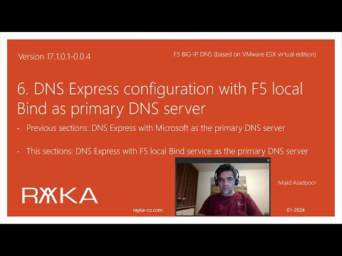 6. Confguring DNS Express with F5 local Bind as primary DNS server